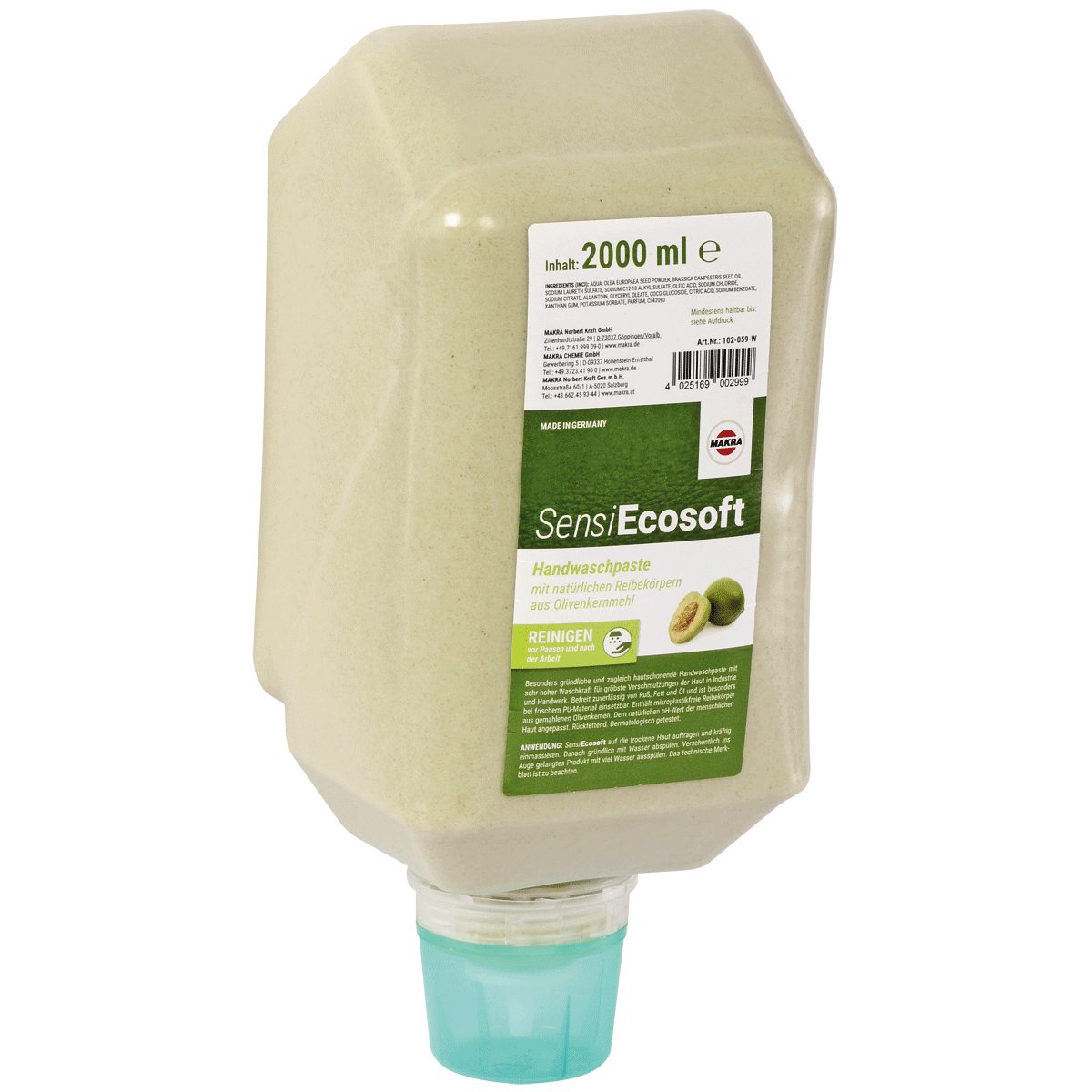 SENSI ECOBLUE HAND CLEANSING CREAM 2lt - MAKRA HELLAS | E. I. ΚΕΡΑΣΙΔΗΣ